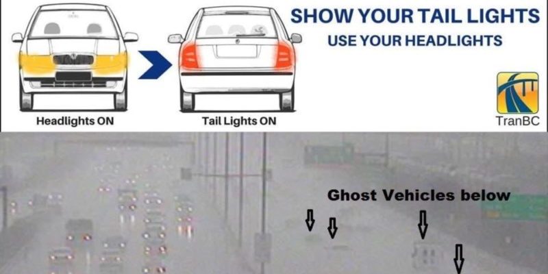 Did you know.. You actually need to turn on your Tail lights ...
